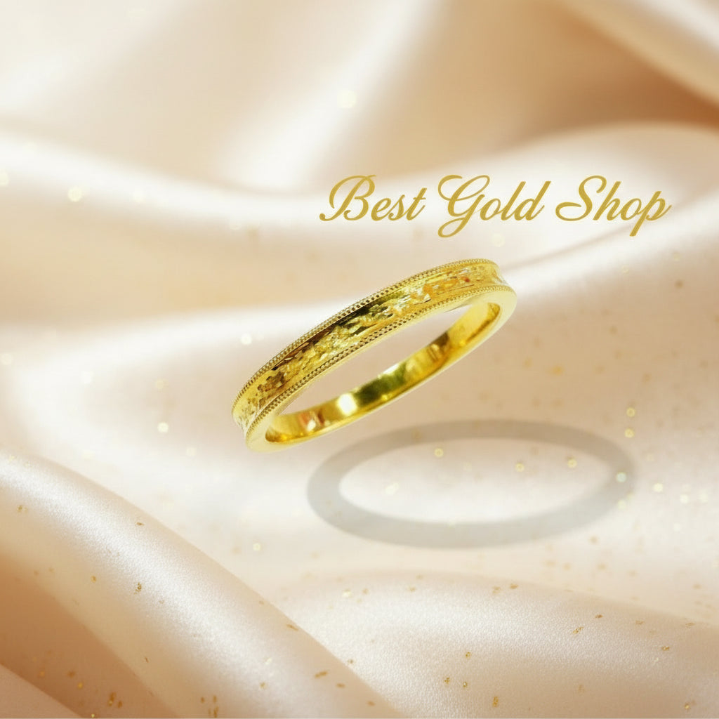 22k / 916 Gold Solid Crush Pinky Ring - Best Gold Shop – Guild Bullion
